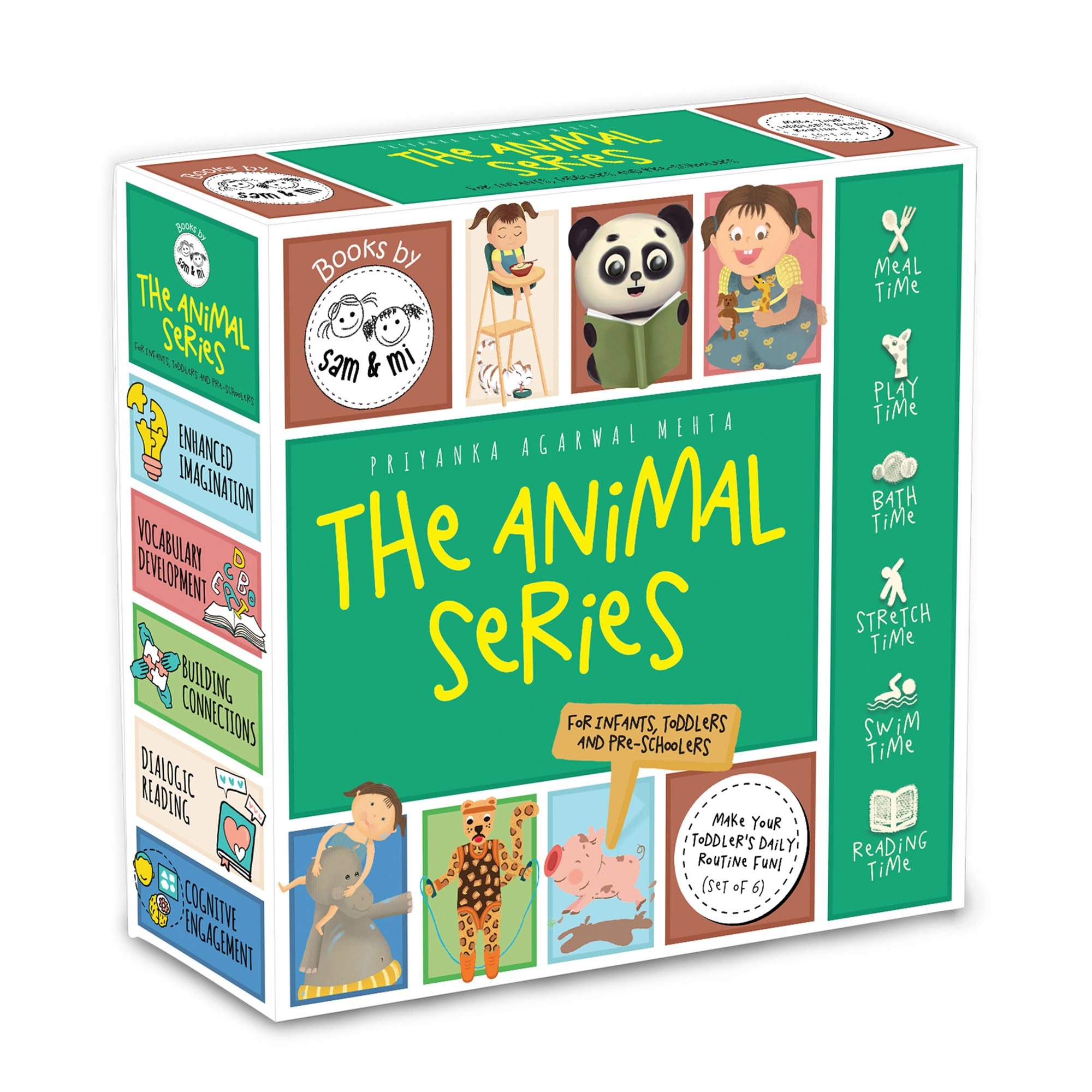 Animal Series - Story Books for Kids & Toddlers (Set of 6) – Sam and Mi